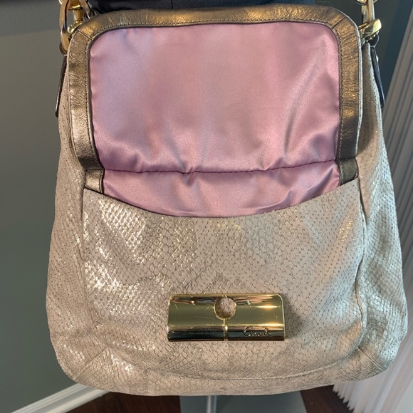 Coach | Bags | Coach Kristin Python Embossed Leather Hobo Bag | Poshmark